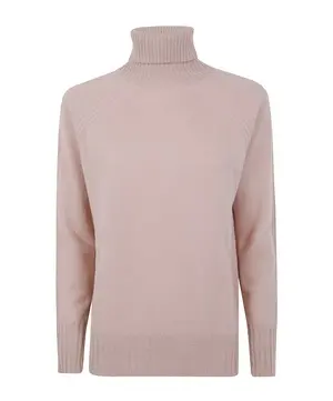 TWINSET Long-sleeved Turtleneck Jumper - Nude