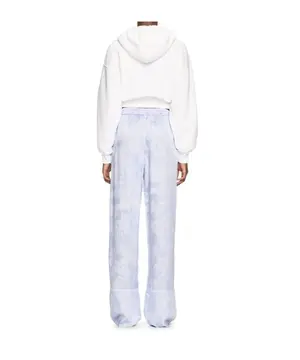Off-White Bookish Rose Cropped Hoodie