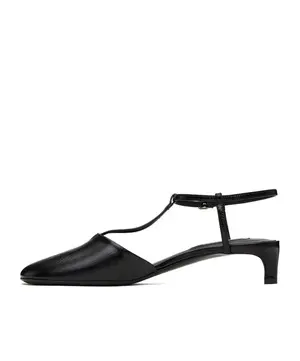 JIL SANDER T-bar Square Toe Pumps