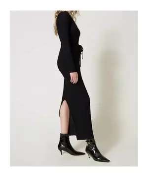 TWINSET Cut-out Maxi Dress
