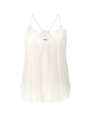 Zadig&Voltaire Christy Lace Detailed Camisole - White