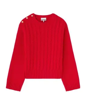 GANNI Cable Wool Mix Jumper
