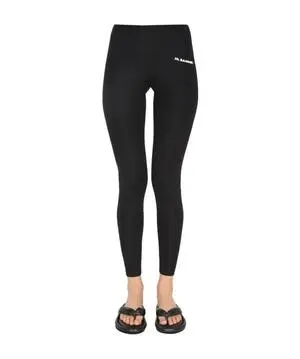 JIL SANDER Logo Print Sport Leggings