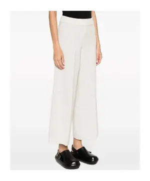 JOSEPH Flared Tweed Cropped Trousers