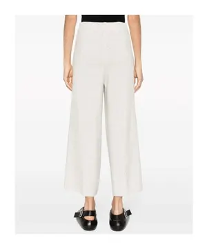 JOSEPH Flared Tweed Cropped Trousers