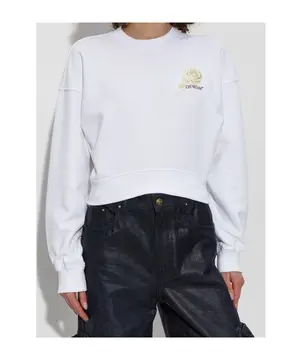 Off-White Logo Printed Crewneck Sweatshirt