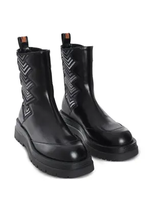 Missoni Embroidered-design Calf Leather Boots