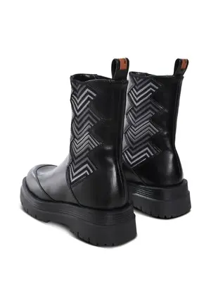 Missoni Embroidered-design Calf Leather Boots