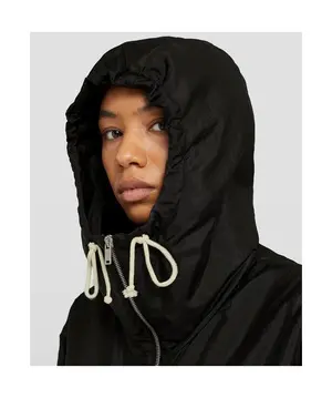 JIL SANDER Zip-up Hooded Drawstring Padded Jacket