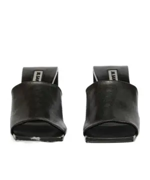 JIL SANDER Square-toe Mid Heel Sandals