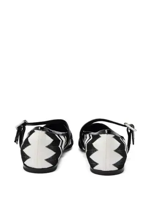 Missoni Zigzag-pattern Ballerinas