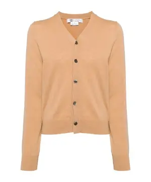 Comme Des Garçons Cashmere Cardigan - Camel Brown