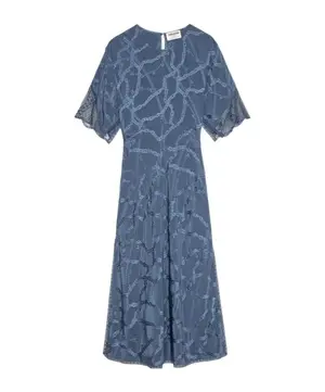 Zadig&Voltaire Silk Jacquard Midi Dress