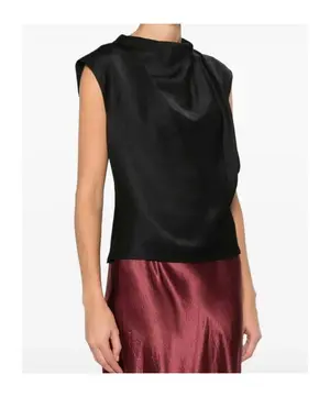 Vince Sleeveless Blouse - Black