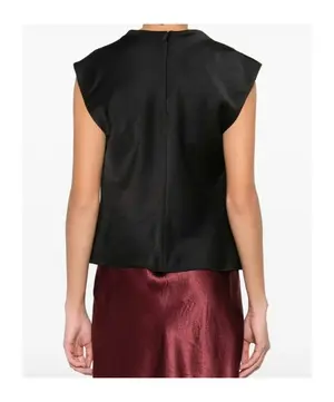 Vince Sleeveless Blouse - Black