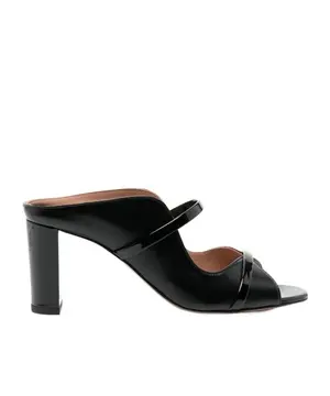 MALONE SOULIERS 70mm Leather Sandals - Black