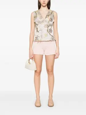 TWINSET Oval T-buttons Knitted Shorts