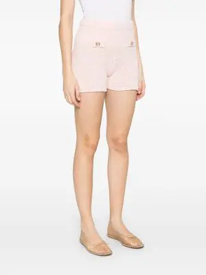 TWINSET Oval T-buttons Knitted Shorts