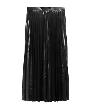 Junya Watanabe Pleated Midi Skirt - Black
