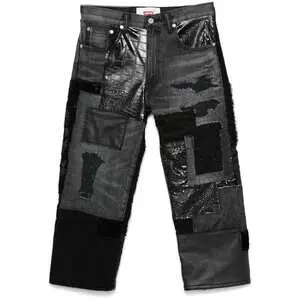 Junya Watanabe X Levi's Patchwork Jeans - Black