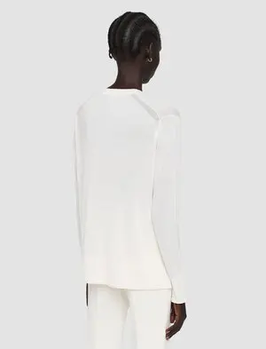 JOSEPH Round Neck Long-sleeved Jumper