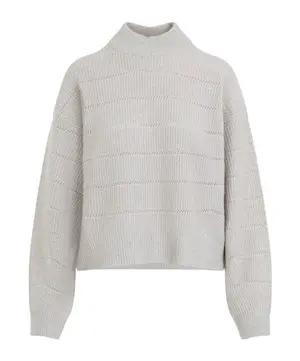 Brunello Cucinelli High-neck Cropped Jumper