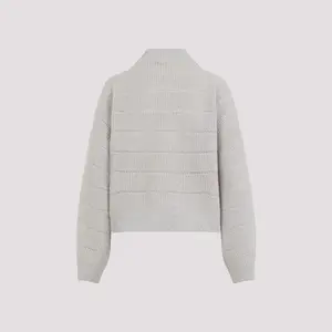 Brunello Cucinelli High-neck Cropped Jumper