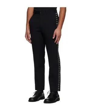 Comme Des Garçons Studded Casual Trousers
