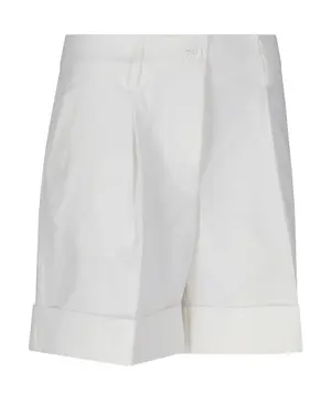 P.a.r.o.s.h Cotton Turn-up Hem Shorts