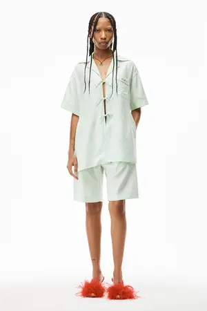 Alexander Wang Silk-jacquard Pyjama Shirt
