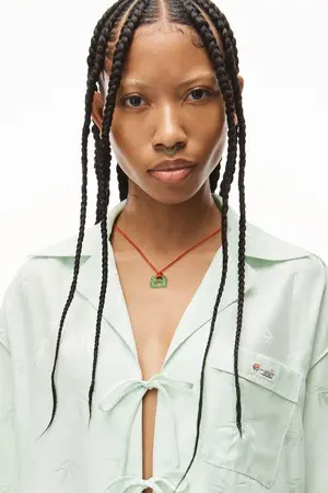 Alexander Wang Silk-jacquard Pyjama Shirt
