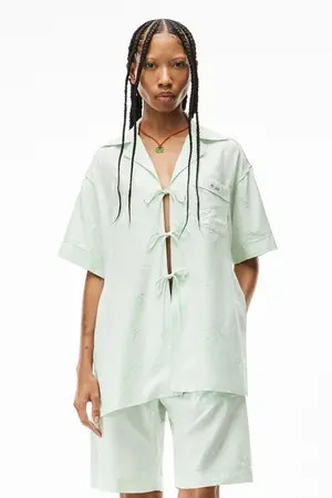 Alexander Wang Silk-jacquard Pyjama Shirt