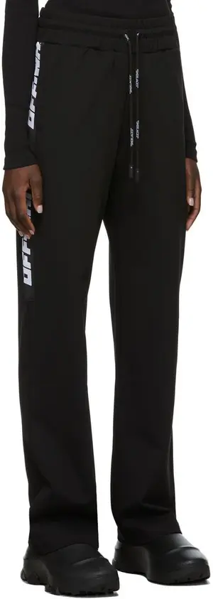 Off-White Logo-tape Straight-leg Track Pants