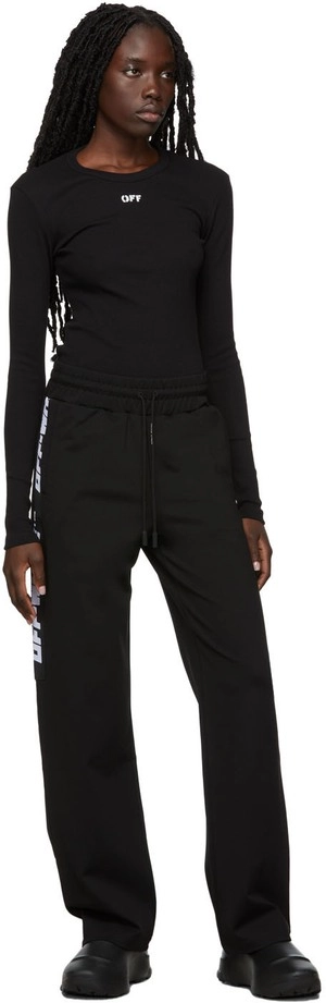 Off-White Logo-tape Straight-leg Track Pants