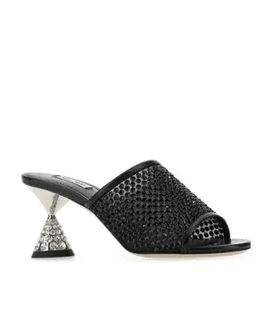 Miu Miu Embellished Slip-on Sandals