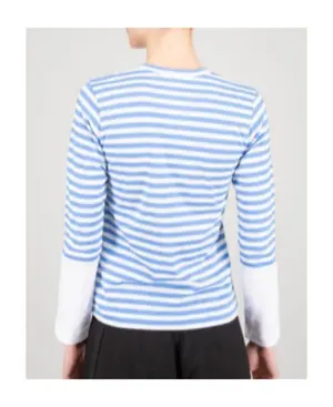 Comme Des Garçons Striped Long-sleeved T-shirt