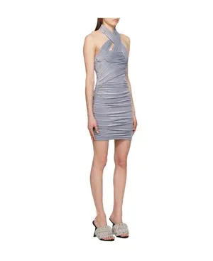 Alexander Wang Ruched Sleeveless Mini Dress