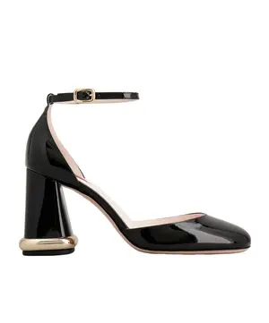 ROGER VIVIER Buckle Detailed Square Toe Pumps