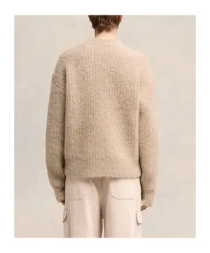 AMI Paris Chunky Knitted Crewneck Jumper