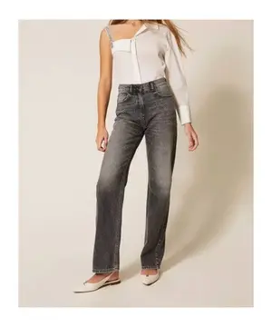 TWINSET One-shoulder Embellished Shirt