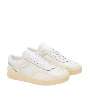 JIL SANDER Perforated Detail Low-top Sneakers