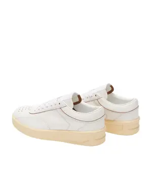 JIL SANDER Perforated Detail Low-top Sneakers
