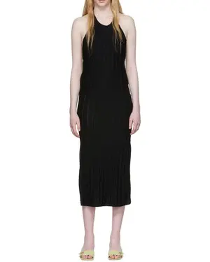 GANNI Knit Halter Midi Dress