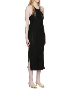 GANNI Knit Halter Midi Dress