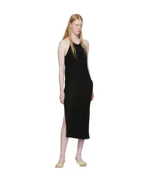 GANNI Knit Halter Midi Dress