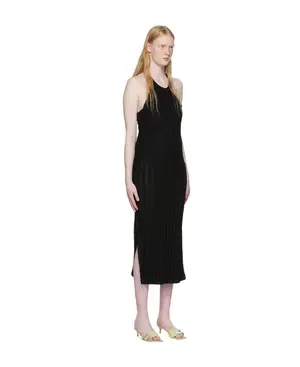 GANNI Knit Halter Midi Dress