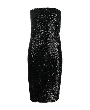 P.a.r.o.s.h Sequins Off-shoulder Dress