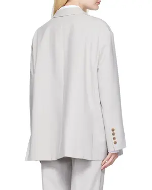 THE FRANKIE SHOP Bea Single-breasted Oversized Blazer