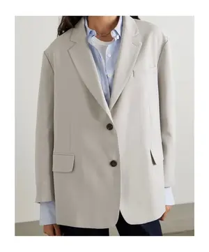 THE FRANKIE SHOP Bea Single-breasted Oversized Blazer