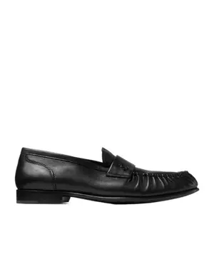 JIMMY CHOO Ellis Logo-plaque Loafer